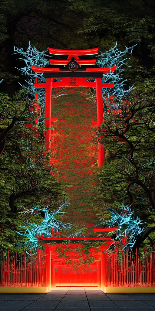 3 d photographic render of a japanese torii gate | Stable Diffusion ...