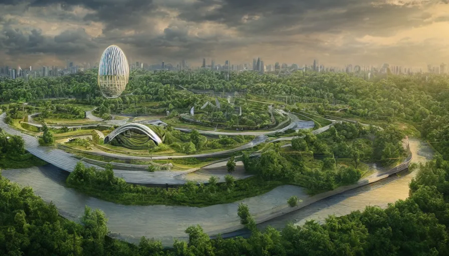 capital city of liberland with humongous green glass | Stable Diffusion ...