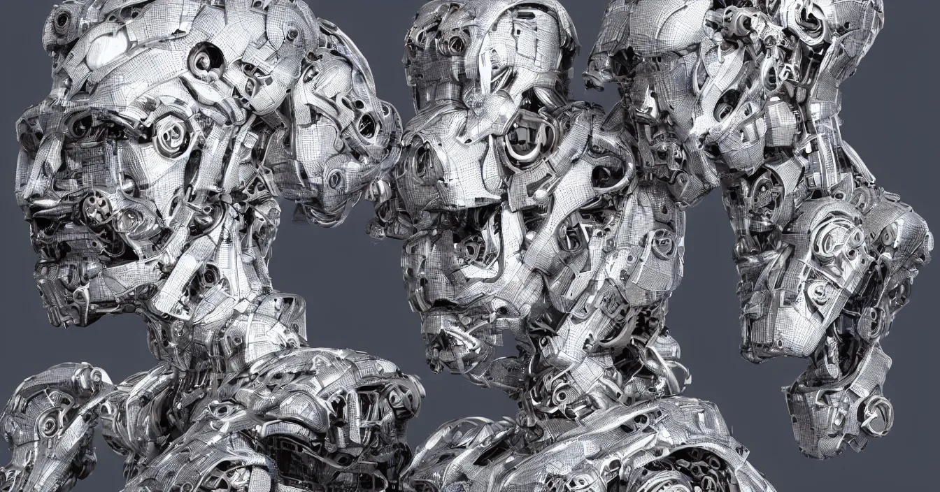 hyperrealistic mixed media portrait of a floating | Stable Diffusion