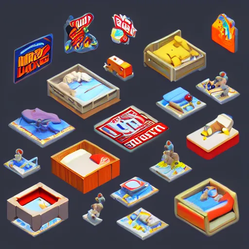 duke nukem, isometric stylized simple cartoon 3 d cg | Stable Diffusion ...