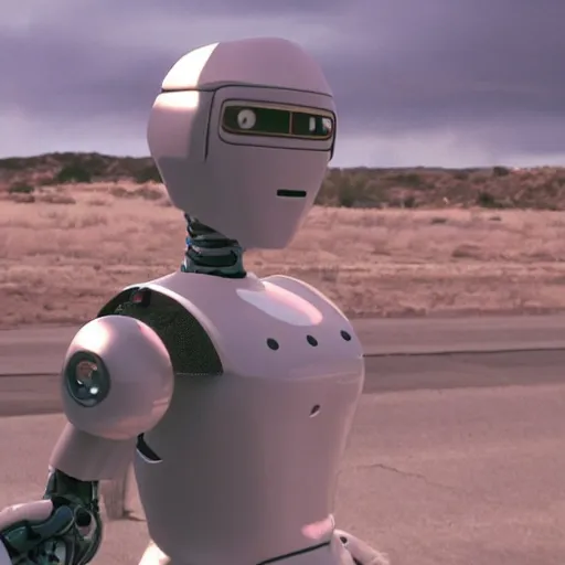 film still of 'Los Angeles Robot Future' (2045). | Stable Diffusion ...
