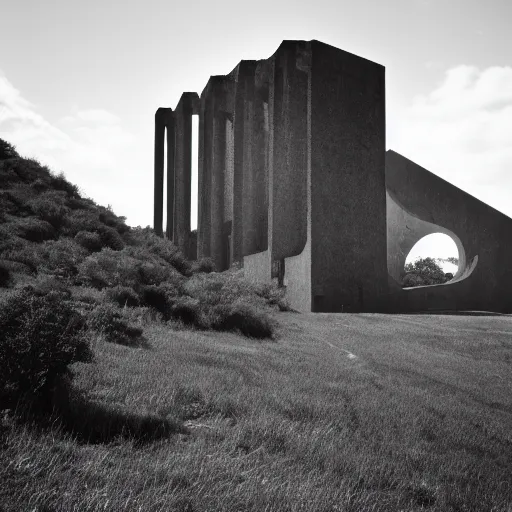 black and white photograph of an intimidating and | Stable Diffusion ...