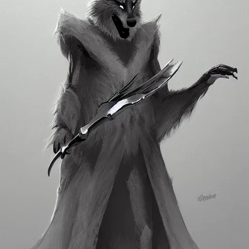 an anthropomorphic wolf, artstation hq, stylized, | Stable Diffusion ...