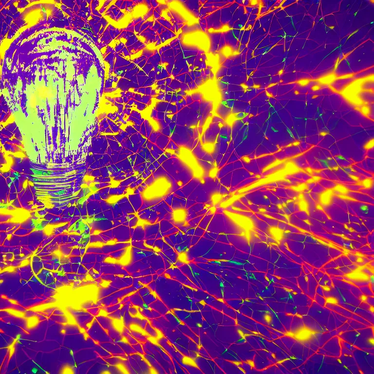 lightbulb exploding octane render abstract psychedelic | Stable Diffusion | OpenArt