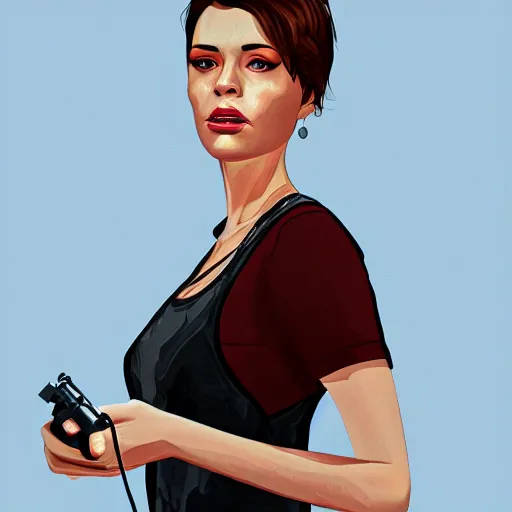 GTA V illustration portrait of a woman | Stable Diffusion | OpenArt