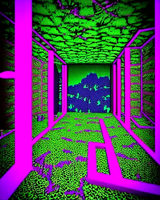 synthwave vaporwave restaurant lofi purple blue retro | Stable ...