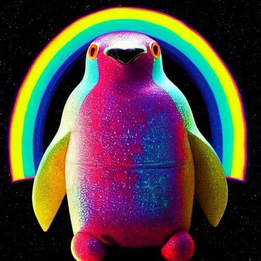rainbow cosmic penguin | Stable Diffusion | OpenArt