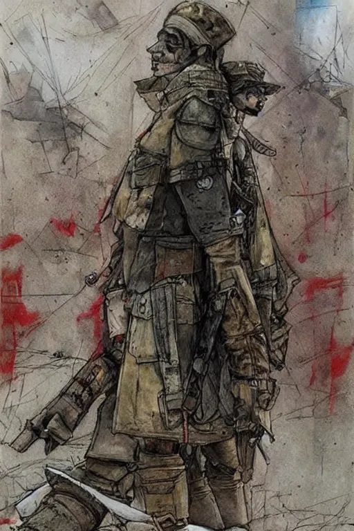 artwork by enki bilal | Stable Diffusion