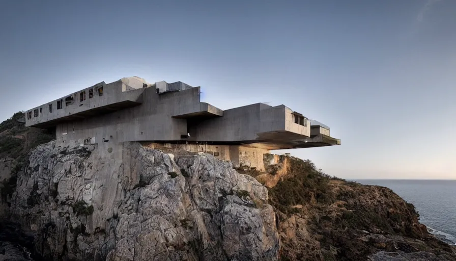 military base perched on a cliff overlooking a | Stable Diffusion | OpenArt