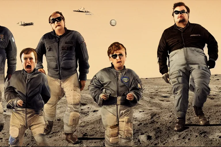 The Trailer Park Boys on the moon, cinematic, 4k | Stable Diffusion ...