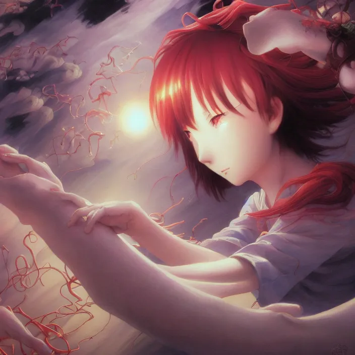 Close up Mamimi Samejima Iwakura Lain, LSD Dream | Stable Diffusion ...