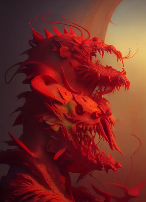 subsurface scattering, red, tang dynasty palace, | Stable Diffusion