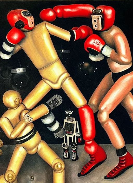 scene from robot boxing match, highly detailed, | Stable Diffusion | OpenArt
