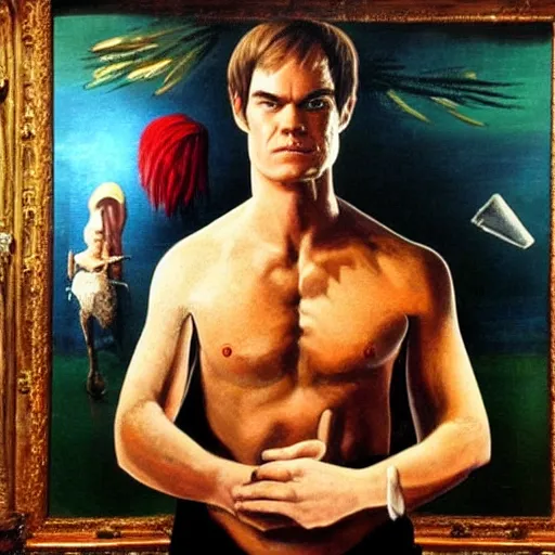 dexter morgan in salvador dali painting | Stable Diffusion | OpenArt