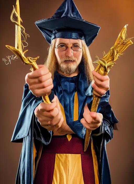 A full portrait photo of a wizard comic character, | Stable Diffusion ...