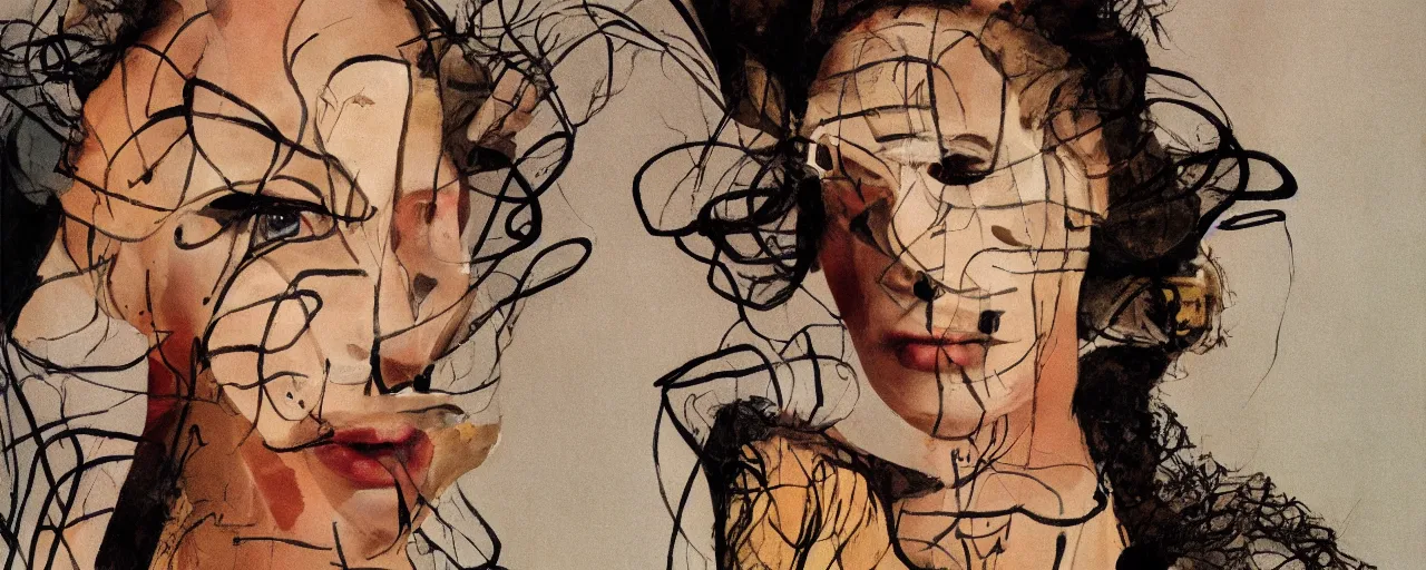 fashion editorial portrait by Salvador Dali, highly | Stable Diffusion