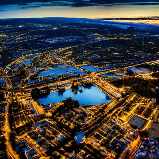 Aerial View of Heavenly Beautiful Scenery with ornate | Stable ...