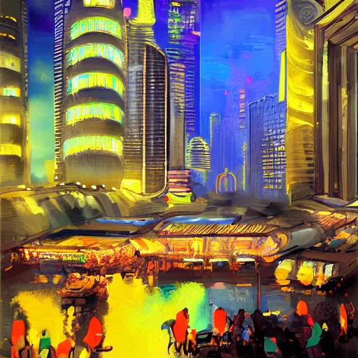 shanghai, digital painting | Stable Diffusion | OpenArt