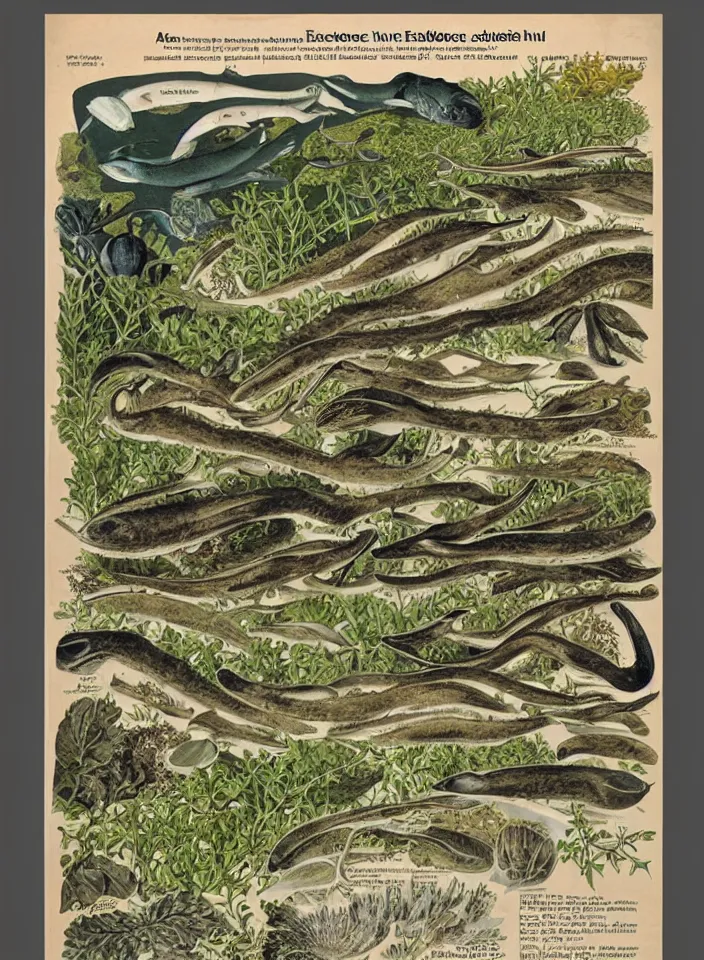 a complete vintage natural science educational poster | Stable ...