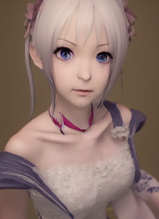 Hyperrealistic beautiful portrait of Rem from ReZERO, | Stable ...