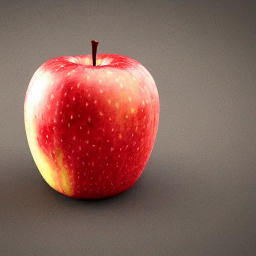 terrible cgi render of an apple, made in blender | Stable Diffusion ...