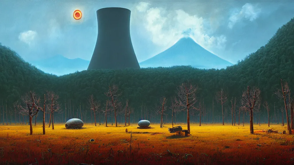 Nuclear Nature harmony; by Oswaldo Moncayo; by Simon | Stable Diffusion ...