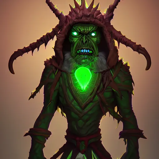 an orc warlock in plagueheart gear, Rick and Morty | Stable Diffusion ...