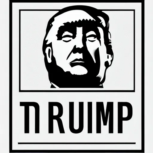 a symbol ( icon ) for donald trump, by gaphic designer | Stable ...