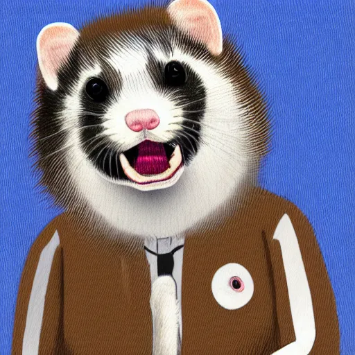 ferret furry man, digital art high quality | Stable Diffusion | OpenArt