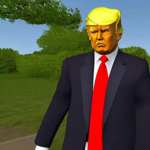 Donald Trump in gmod | Stable Diffusion | OpenArt