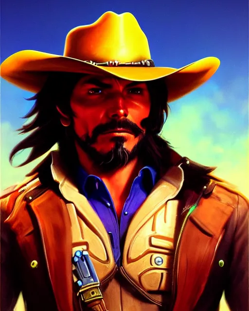 mccree from overwatch, character portrait, portrait, | Stable Diffusion ...