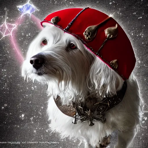 photograh of a wizard dog, magical, fantasy, medieval | Stable ...