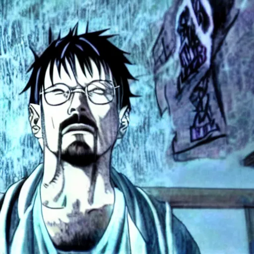 a screenshot of walter white as kira in death note ( | Stable Diffusion ...