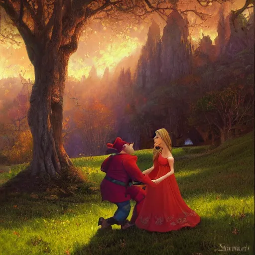 Beautiful romantic impressionist oil painting of Shrek | Stable ...