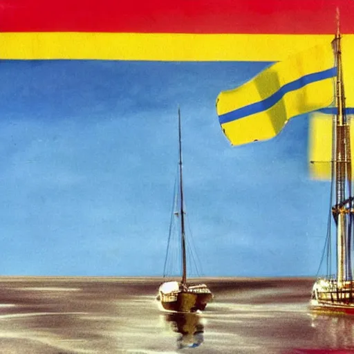 the flag of Sweden designed by salvador dali | Stable Diffusion | OpenArt