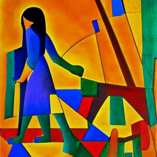 footsteps leading a path forward, abstract art in the | Stable Diffusion