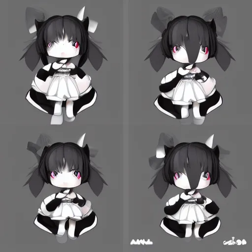 cute fumo plush of the hole - dwelling beast of a | Stable Diffusion ...