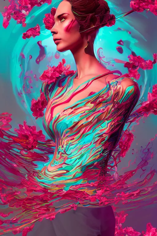 epic 3 d abstract 🇵🇷 hip hacker, spinning hands and | Stable Diffusion