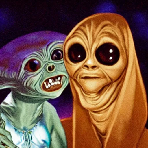 E.T. and The Alien Wedding photo | Stable Diffusion