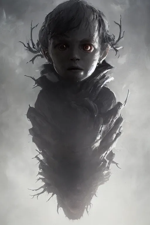 A portrait of a monstrous child by Greg Rutkowski, | Stable Diffusion ...