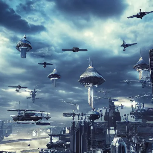a scene of a beautiful intricate epic futuristic sky | Stable Diffusion ...