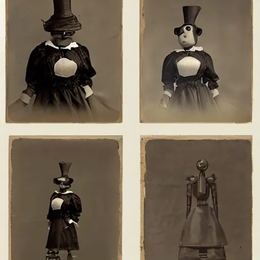 portraits of an anthropomorphic steampunk robot maid | Stable Diffusion | OpenArt