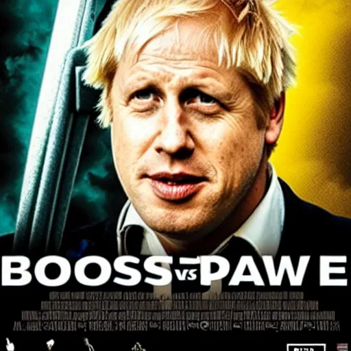 Movie poster for the film Boris Johnson vs Predator | Stable Diffusion ...