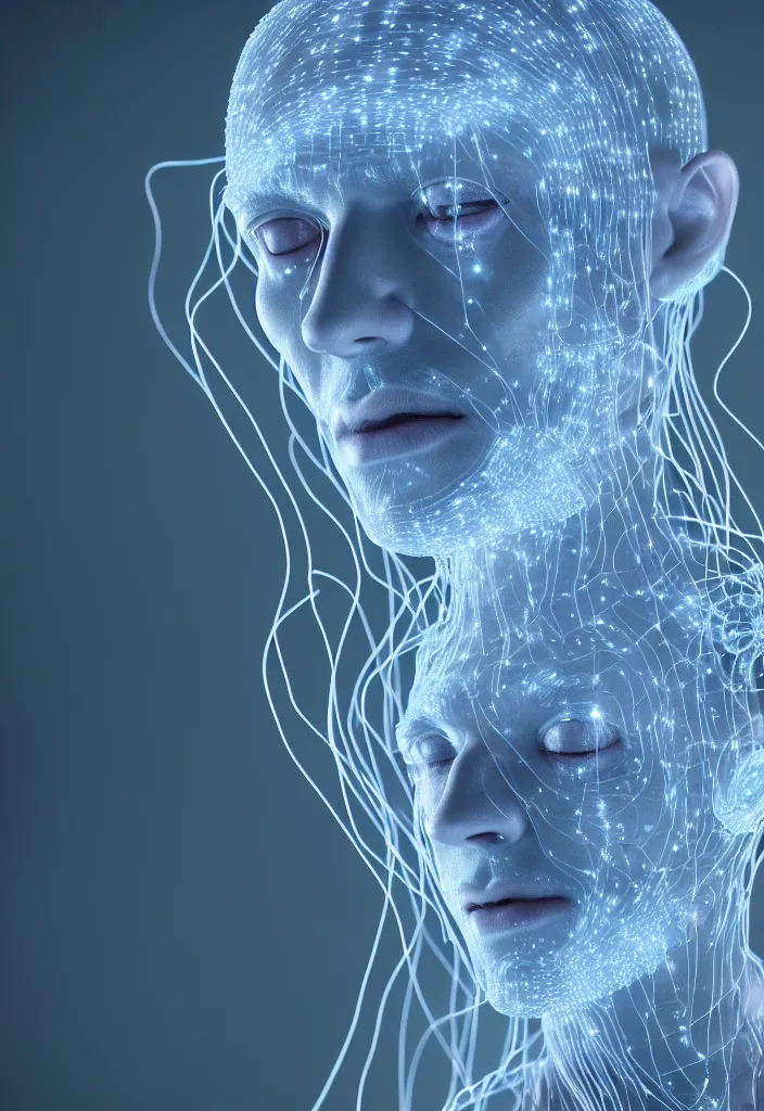 a translucent man's head which look like jellyfish | Stable Diffusion ...