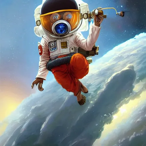 a monkey in a astronaut suit and luffy, intricate, | Stable Diffusion ...