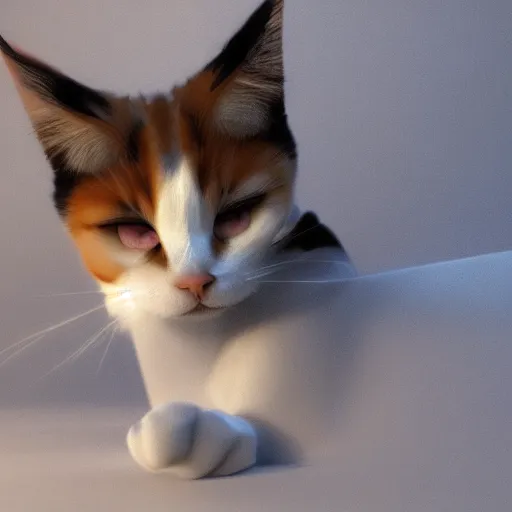 full body cat, the cat is smiling, orange fluffy cat, | Stable ...