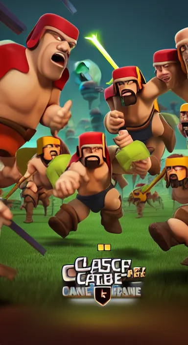 cool laser theme clash of clans style style app | Stable Diffusion ...
