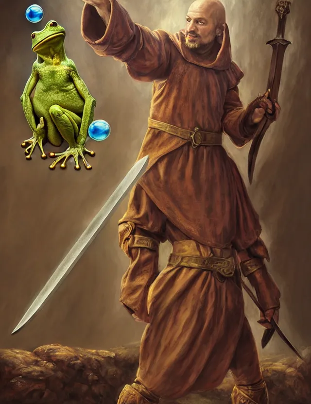 anthropomorphic bipedal frog that is dressed as a | Stable Diffusion ...