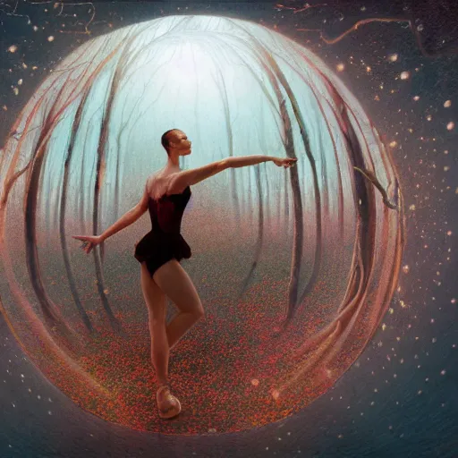 ballerina and the four seasons winter , summer ☀, | Stable Diffusion ...