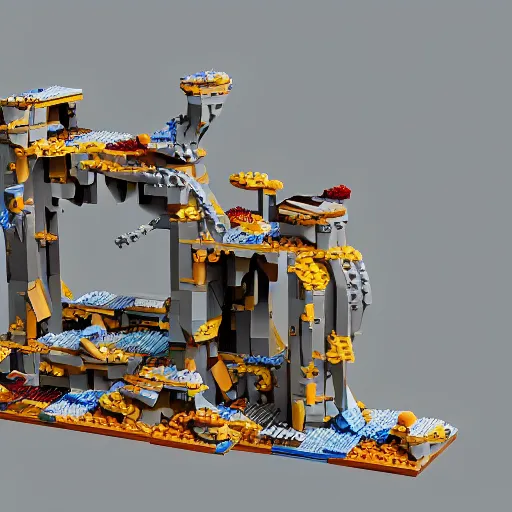 lego ruins, sharp focus, james gilleard, moebius, | Stable Diffusion ...